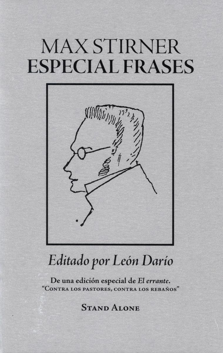 Max Stirner: Especial Frases | León Darío (Spanish) | SA1221 ...